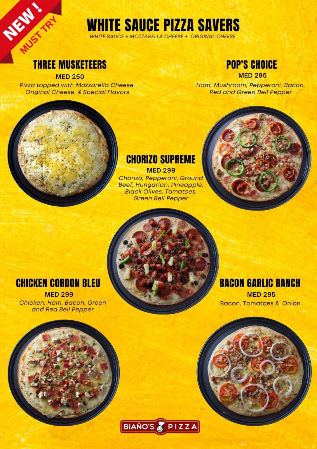 Menu – Biaño's Pizza